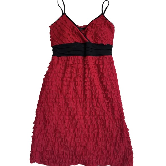 Vintage | Dresses | Vintage Y2k Ruffle Dress | Poshmark